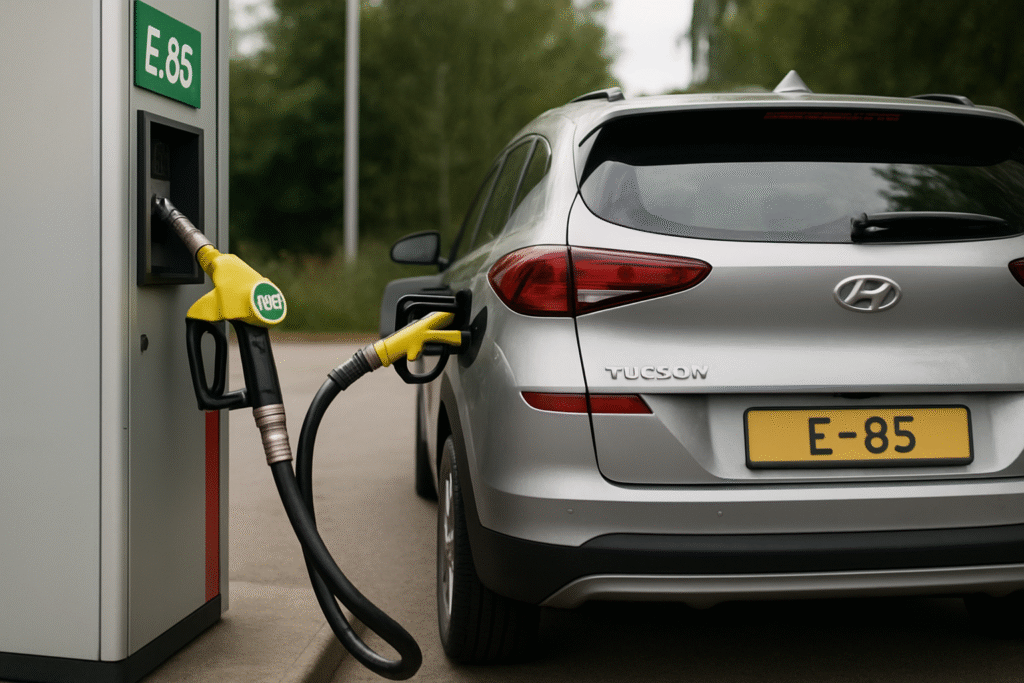 Hyundai Tucson E85 brandstof compatibiliteit: waarom E85 niet geschikt ...